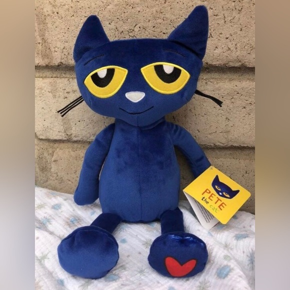 Kohl's | Toys | Pete The Cat Plush 2 Blue Plush Stuffed Animal Nwt ...